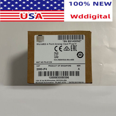 New Allen-Bradley 2080-If4 Micro800 4Point Analog Input Plug-In 2080If4 ...