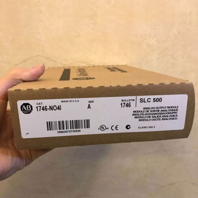 New Sealed Allen-Bradley 1746-No4I Slc 500 4 Point Analog Output Module ...