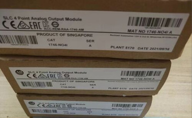 New Allen-Bradley 1746-No4I Slc 500 4 Point Analog Output Module Us ...