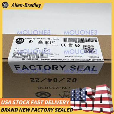 Ab 1756-It6I / A Controllogix 6 Point Isolated Input Module New Sealed ...