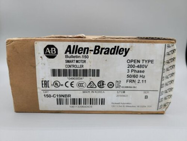 New Ab Allen Bradley 150-C19Nbr Ser B Smc-3 Smart Motor Controller ...