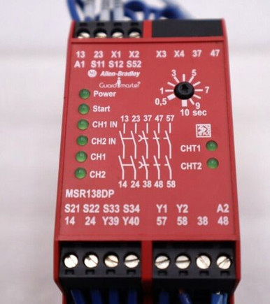 Allen Bradley 440Rm23147 Msr138Dp Guard Master Safety Relay Ser B 24V # ...