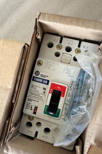Allen-Bradley 140M-H8R-D10 Circuit Breaker (Mcp) 100A 3Pole New Dhl ...