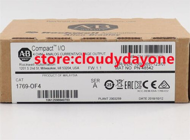 New Factory Sealed Ab 1769-Of4 / A 4Pt Compactlogix Analog Output ...