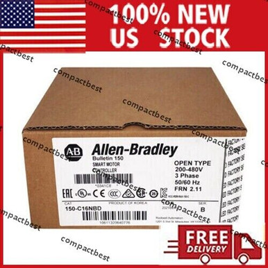 New Factory Sealed Allen-Bradley 150-C16Nbd Smart Motor Controller ...