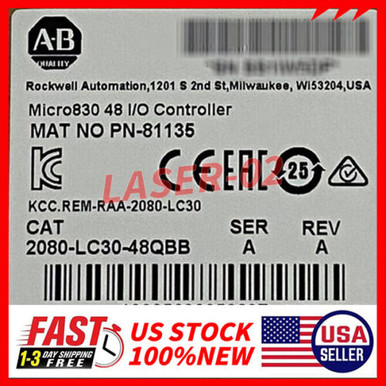 Brand New Ab 2080-Lc30-48Qbb Micro830 48 I/O Controller - SPW Industrial