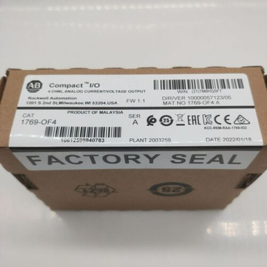 New Factory Sealed Ab 1769-Of4 /A Compactlogix Analog Output Module ...
