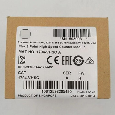 New Allen-Bradley 1794-Vhsc Flex I/O Very High Speed Counter Modular Ab ...