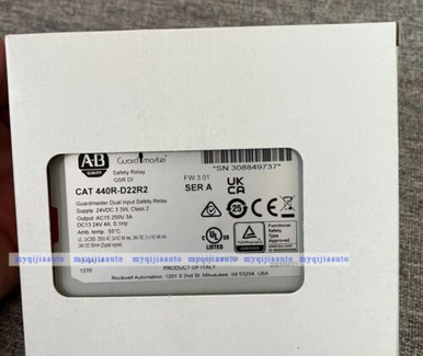 Allen-Bradley 440R-D22R2 Guardmaster Dual Input Safety Relay Ab 440R ...