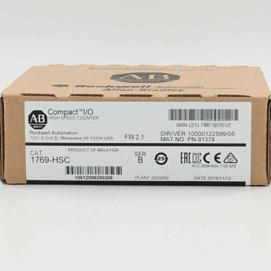 New Factory Sealed Ab 1769-Hsc /B Compactlogix High-Speed Counter ...