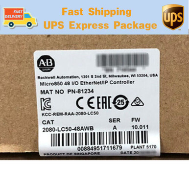 2080-Lc50-48Awb Ab Micro850 48 I/O Ethernet/Ip Controller 2080Lc5048Awb ...