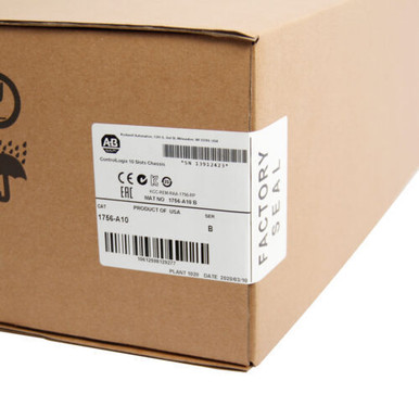 New Sealed Ab 1756-A10 Ser/C Controllogix 10 Slots Chassis 1756A10 In ...