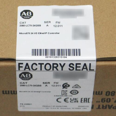 Allen-Bradley Ab 2080-Lc70-24Qbb Micro870 24 I/O Enet/Ip Controller Ser ...