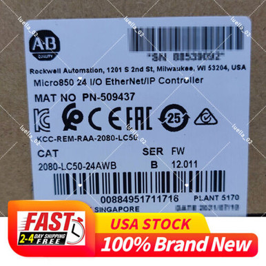 2080-Lc50-24Awb Micro850 24 I/O Ethernet/Ip Controller Allen-Bradley ...