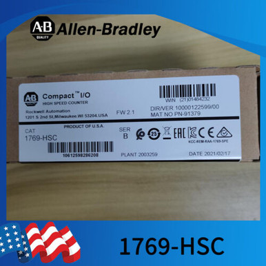 New Sealed 2021 Allen Bradley 1769-Hsc Compact I/O High Speed Counter ...