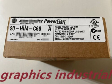 New Sealed Allen Bradley 20-Him-C6S /A Panel Mount Lcd Motor Control ...
