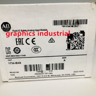 Allen Bradley 1734-Ie4S Point I/O Safety Analog Input Module Newest ...