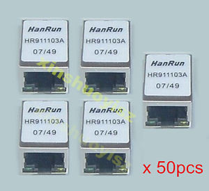 Buy - [50x]HR911103A HR911103 Network Transformer RJ45 with light HAN ...