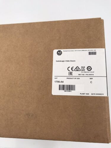 New Allen-Bradley 1756-A4 Controllogix 4 Slots Chassis 1756A4 - SPW ...
