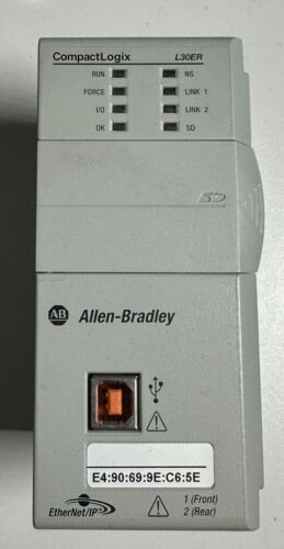 Allen Bradley 1769-L30Er /A Compactlogix 1Mb Enet Processor Controller ...