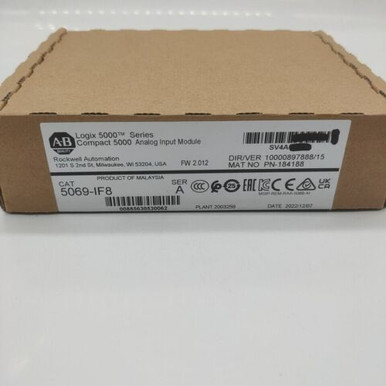 New Factory Sealed Ab 5069-If8 /A Compact 5000 Analog Input Module ...