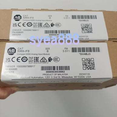 New Factory Sealed Ab 5069-If8 Compact 5000 Analog Input Module 5069If8 ...