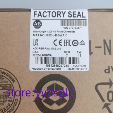 Allen-Bradley Ab 1762-L40Bwa Micrologix 1200 40 Point Controller Plc ...