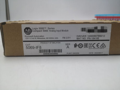 2022 Allen Bradley 5069-If8 /A Compact 5000 Analog Input Module Ab ...