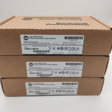 New Factory Sealed Ab 5069-Ow16 Compact 5000 Relay Output Module ...