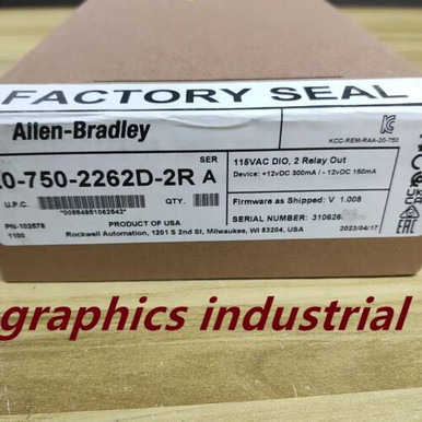 New Factory Sealed Ab 20-750-2262D-2R Ser A Powerflex 750 115V I/O ...