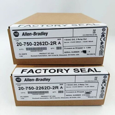 New Allen-Bradley 20-750-2262D-2R Ser A Powerflex 750 115V I/O Module ...