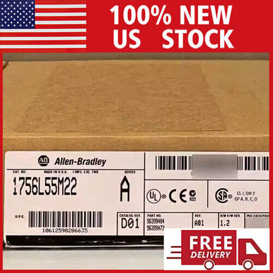 1756-L55M22 /A Allen Bradley Controllogix Logix 5555 Processor Unit W ...