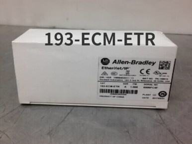 New Stock Allen Bradley Ethernet/Ip Communication Module 193-Ecm-Etr ...