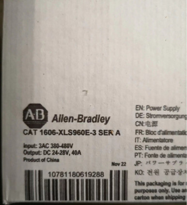 New Allen Bradley 1606-Xls960E-3 Power Supply 1606-Xls960E-3 - SPW ...