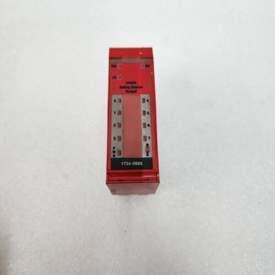 Allen Bradley Cat 1734-0B8S Point Guard I/O Safety Module 19907 Ser A ...