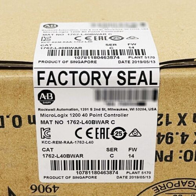 2020-2023 Allen-Bradley Micrologix 1200 40 Point Controller 1762 ...