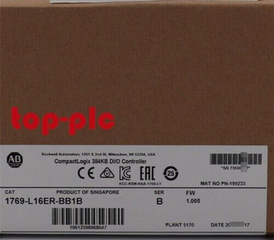 New Factoey Sealed Ab 1769-L16Er-Bb1B / B Compactlogix 384Kb Di/O ...