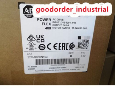 New Sealed Allen Bradley 22C-D030N103 Ser B Powerflex 400 15 Kw 20 Hp ...