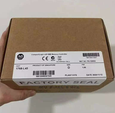 New Unopened Allen Bradley 1768-L45 Compactlogix Safety Processor - SPW ...
