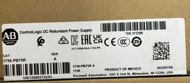 2023 New Sealed Allen-Bradley 1756-Pb75R Controllogix Redundant Dc ...