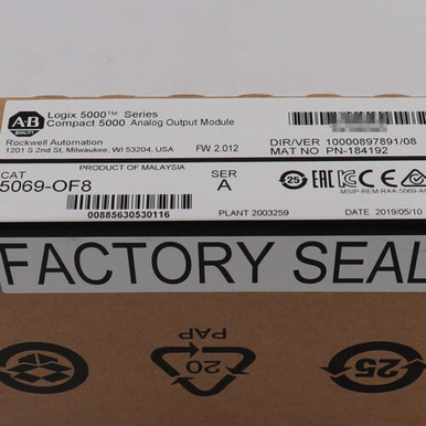 Allen Bradley 5069-Of8 Compact 5000 Analog Output Module Ser A Stock New - SPW Industrial