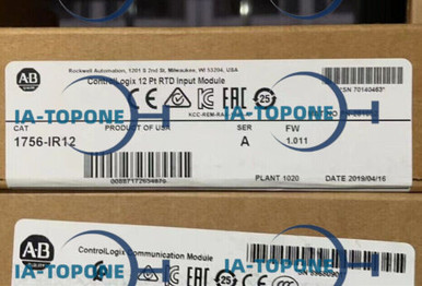 Allen-Bradley 1756-Ir12 New Factory Sealed Non-Isolated Rtd Input New ...