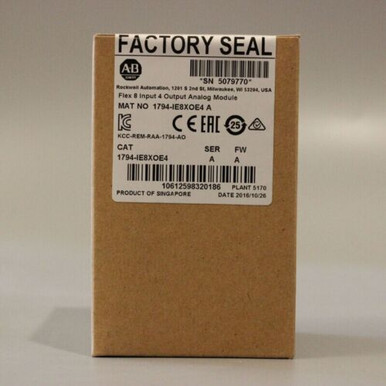 New 1794-Ie8Xoe4 Flex 8 Input 4 Output Analog Module - SPW Industrial