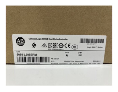 New Factory Sealed Ab 5069-L306Erm /A Compactlogix 600Kb Enetmotion ...