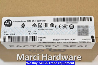Sealed Surplus Allen Bradley 1769-L33Er /A Compactlogix 5370 Enet ...