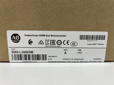 5069-L306Erm Ab Compactlogix 600Kb Enet Motion Controller 1Pc - SPW ...