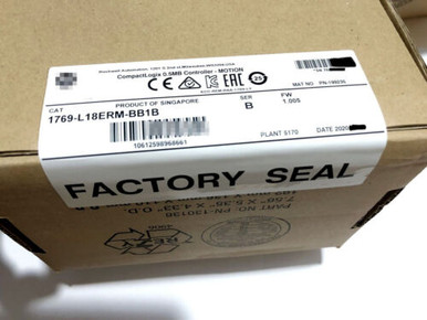 New Allen-Bradley 1769-L18Erm-Bb1B /B Compactlogix 0.5Mb Controller ...