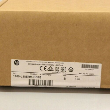 Allen Bradley 1769-L18Erm-Bb1B Compactlogix 5370 Controller Factory ...