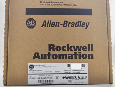 New Factory Sealed Ab 1769-L24Er-Qbfc1B Ser A Compactlogix 750Kb Ai/O ...
