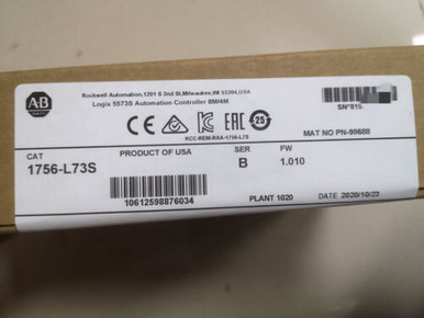 Allen Bradley 1756-L73S Ser B Controllogix Logix5573 Processor Ab 1756 L73S New - SPW Industrial